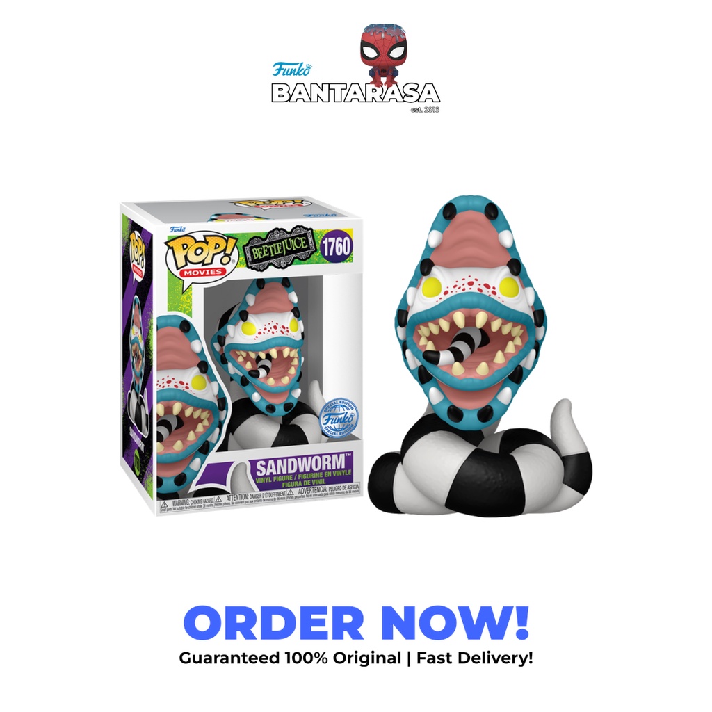 Jual Funko Pop! Beetlejuice - Sandworm Pop! Vinyl Figure | Shopee Indonesia