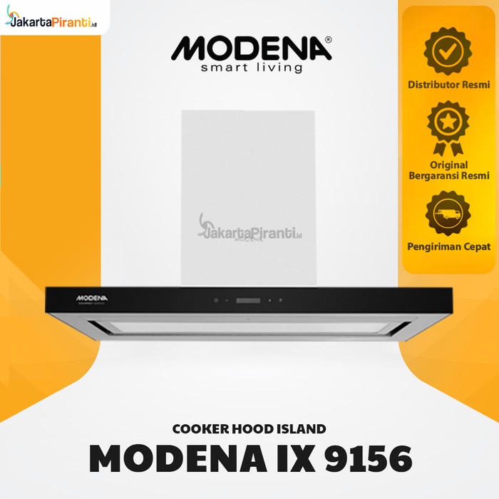 Jual TUDUNG HISAP PENGHISAP ASAP DAPUR COOKER HOOD ISLAND MODENA IX 9156 | Shopee Indonesia