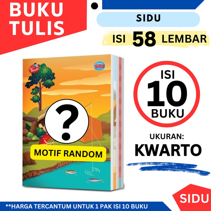 Jual Buku Tulis Sidu / Sinar Dunia Ukuran Kuarto A5 | Shopee Indonesia