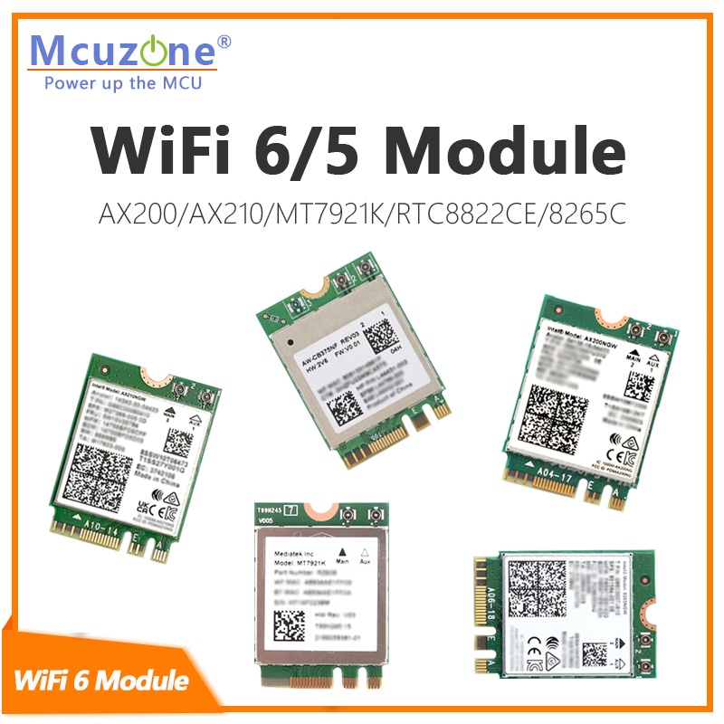Jual MEPI WiFi6 E Module,NanoPC T6, AX200/AX210/MT7921K/RTC8822CE/intel 8265C, wifi5, openwrt ...