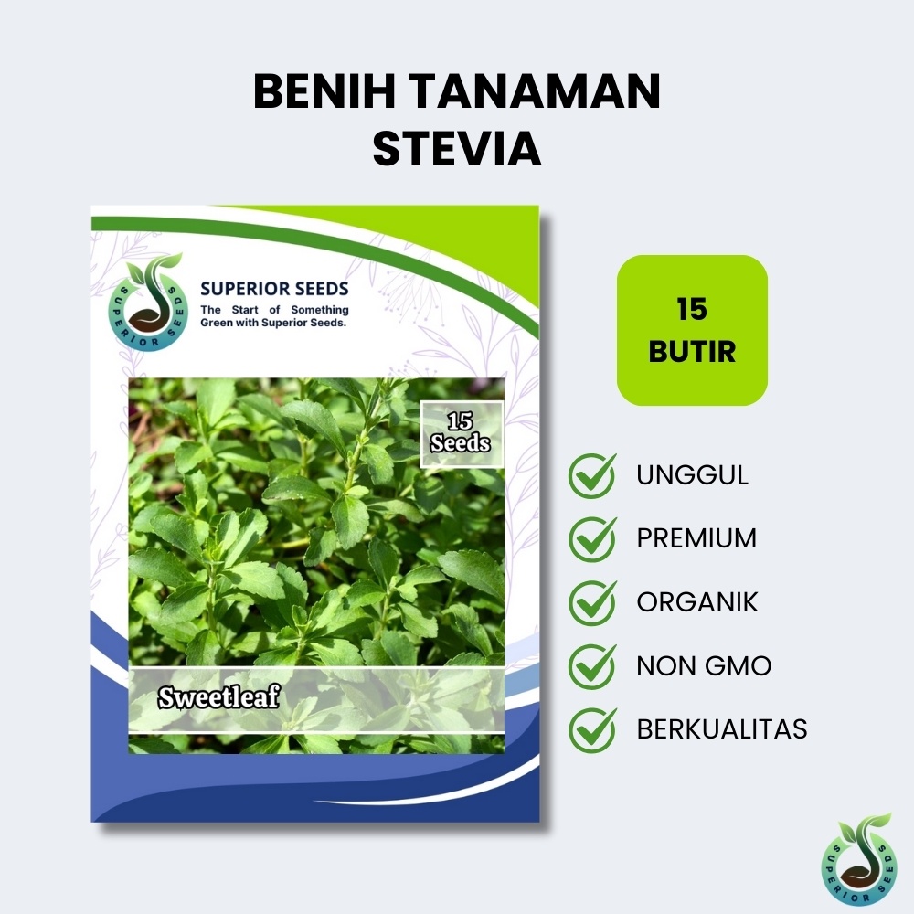 Jual Biji Benih Stevia | Daun Manis | Pengganti Gula (Superior Seeds ...