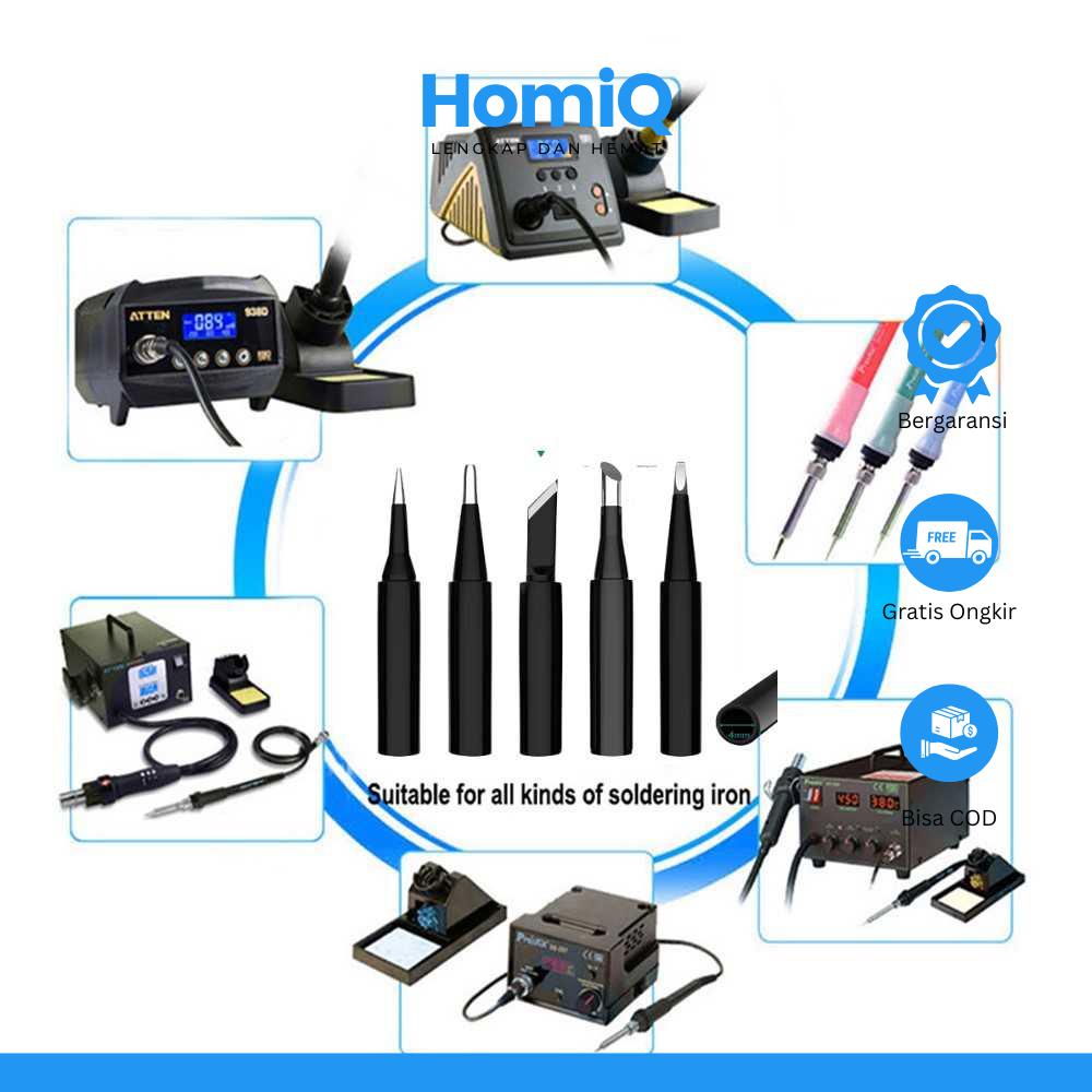 Jual HomiQ JCD Set Mata Solder Station Tool Iron Tip 900M-T 5 PCS - JC16 | Shopee Indonesia