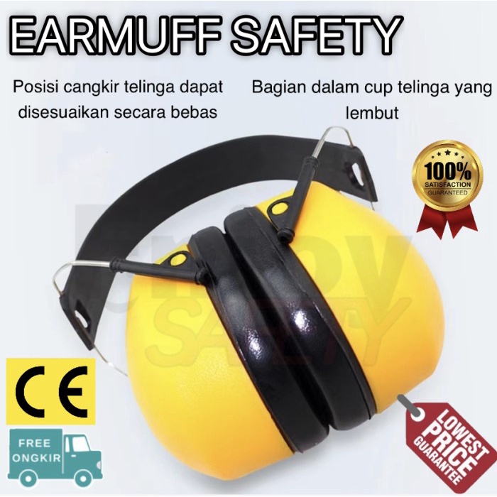 Jual CRP - EARMUFF SAFETY PRO SERIES 30DB PENUTUP TELINGA PELINDUNG ...