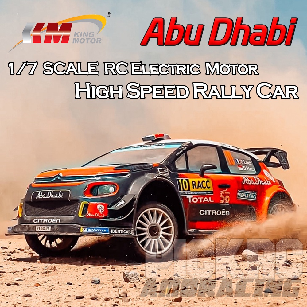 Jual KM WRC C3 4WD 4S Brushless 2.4GHz RTR 1/7 RC Electric Remote ...