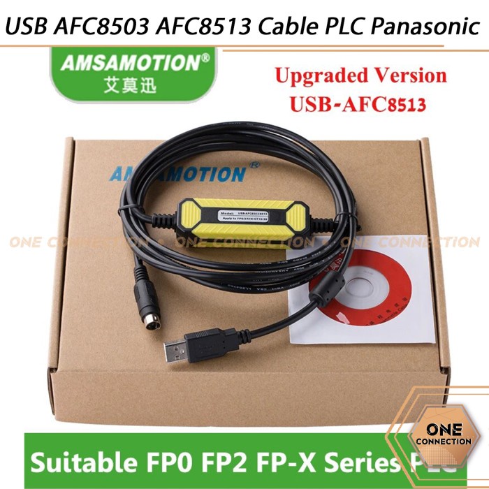 Jual USB AFC8503 AFC8513 Cable PLC Panasonic Compatible FP0 FP2 FP-X ...