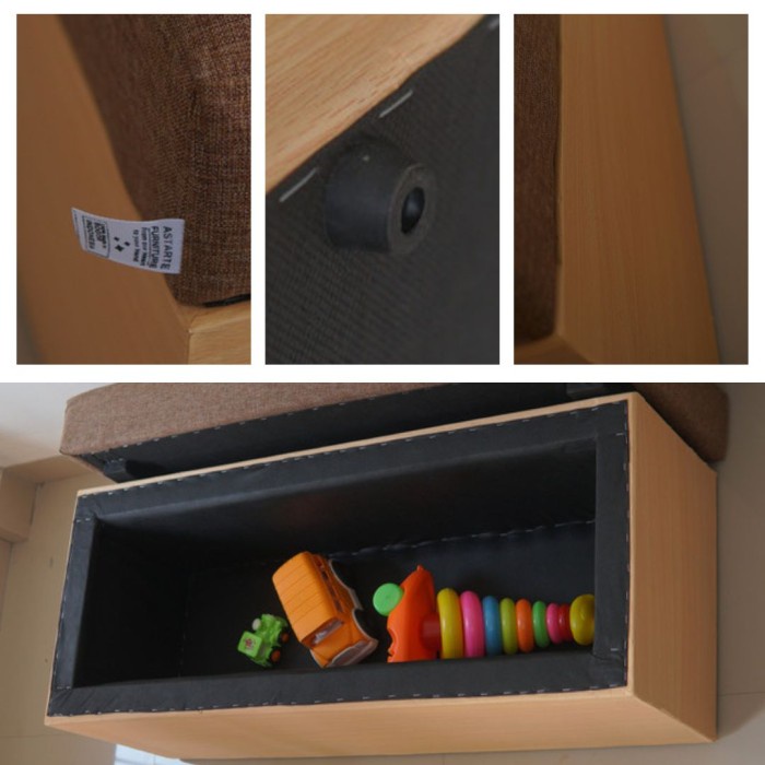 Jual PREMIUM Bench Storage - sofa stool kayu Kantor puff Ottoman ...