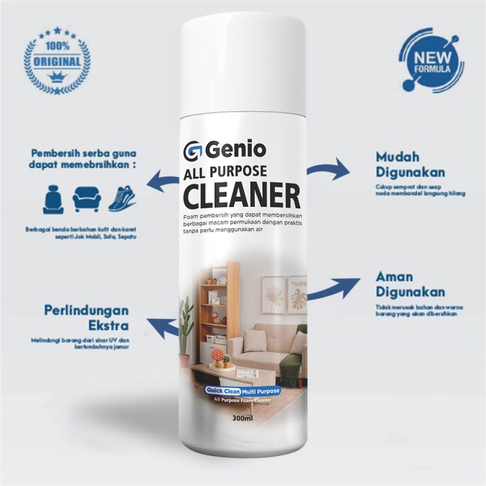 Jual Nrs - Genio All Purpose Cleaner - Foam Pembersih Serbaguna ...