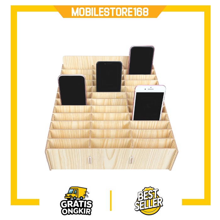 Jual RAK KAYU UNTUK SUSUNAN HP | Shopee Indonesia