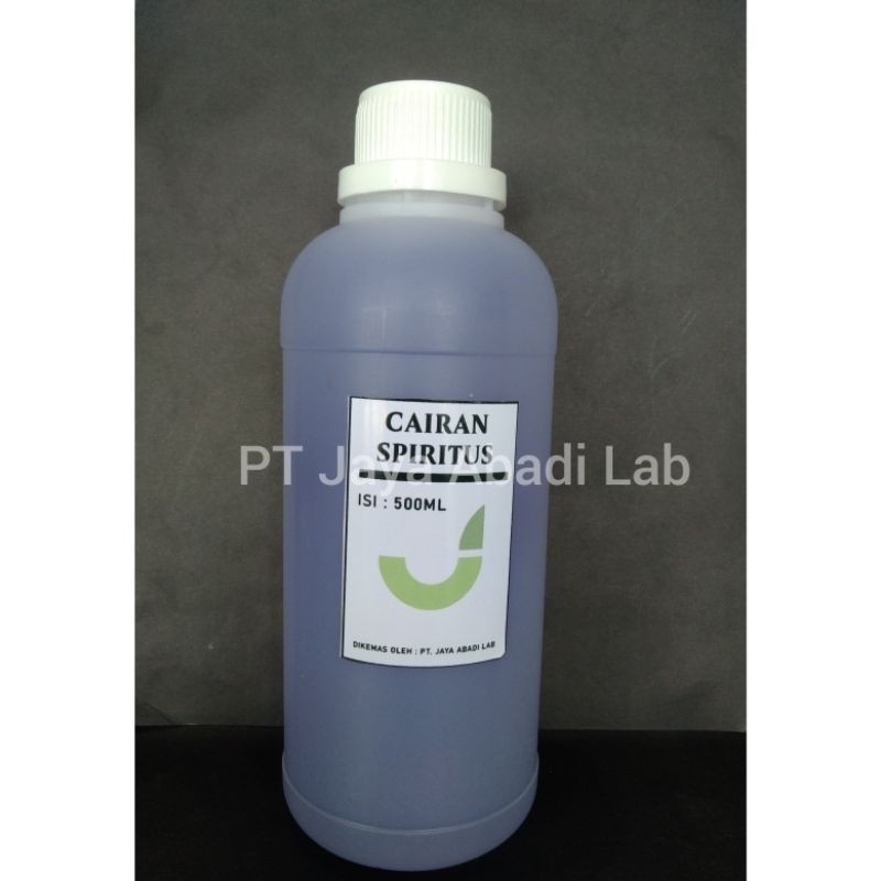 Jual Cairan spirtus spiritus botol 500 ml biru ungu bunsen alkohol ...