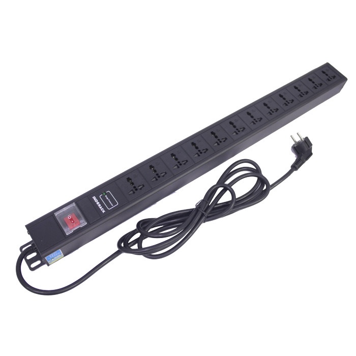Jual PDU INDORACK PDU12M 12 MULTI SOCKET STOP KONTAK UNIVERSAL RACK ...
