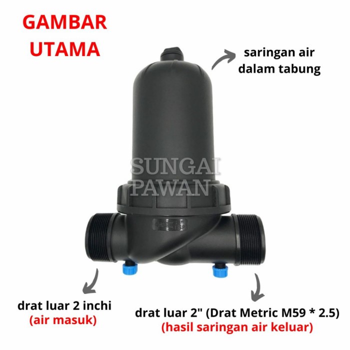 Jual saringan disc filter air drat luar 2 inchi irigasi hidroponik ...