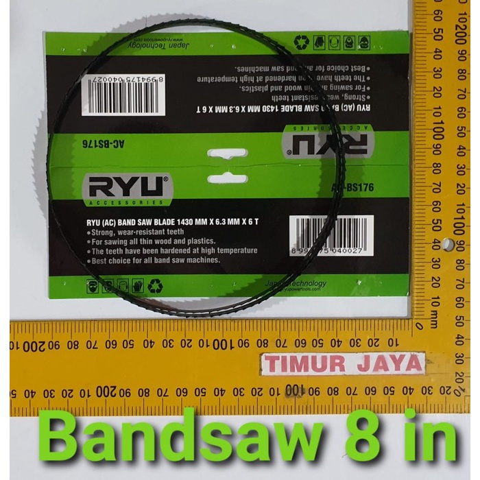 Jual BeliYukzzz- MATA GERGAJI BAND SAW RYU 1430 x 6.3 x 6T RBS 8 inch ...