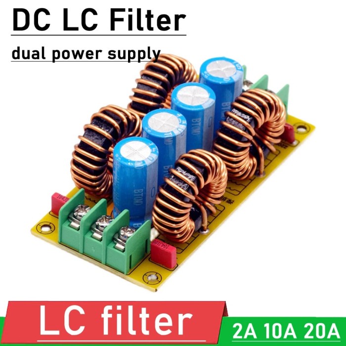 Jual Positive negative dual power DC LC low-pass filter electromagnetic ...