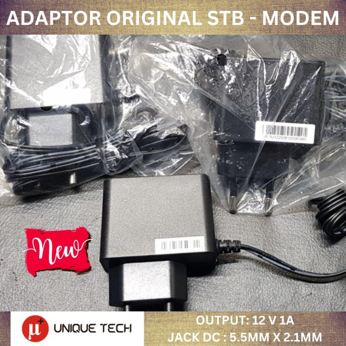 Jual WW- ADAPTOR 12V 1A ORIGINAL JACK DC 5,5MM X 2,1MM STB ZTE CCTV ...