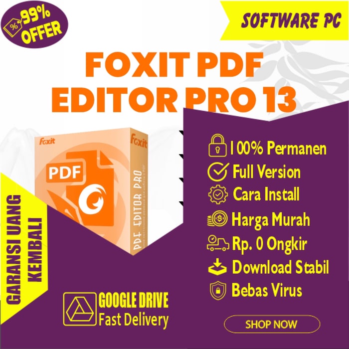 Jual [WIN/MAC] FOXIT PDF EDITOR PRO 13 MEMBUAT, MENGELOLA, MENGONVERSI ...