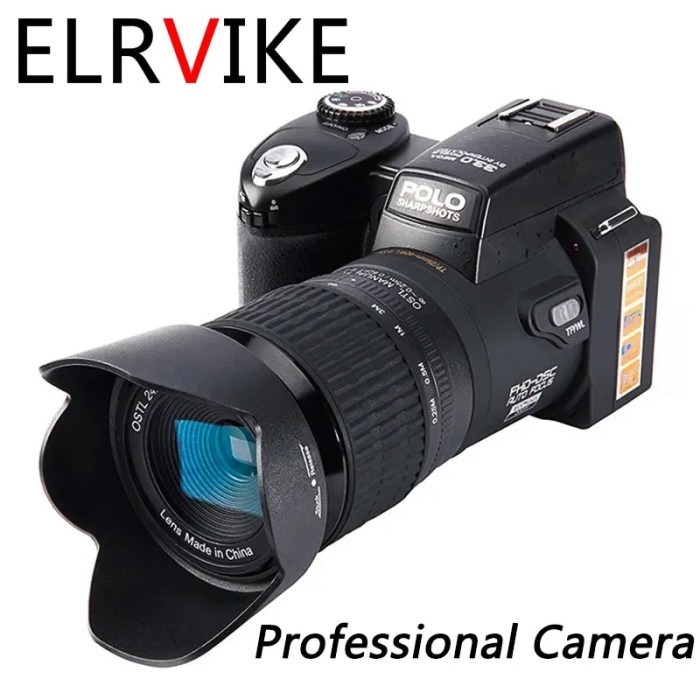 Jual 2023 24X Optical Zoom HD Digital Camera POLO D7100 33Million Pixel ...