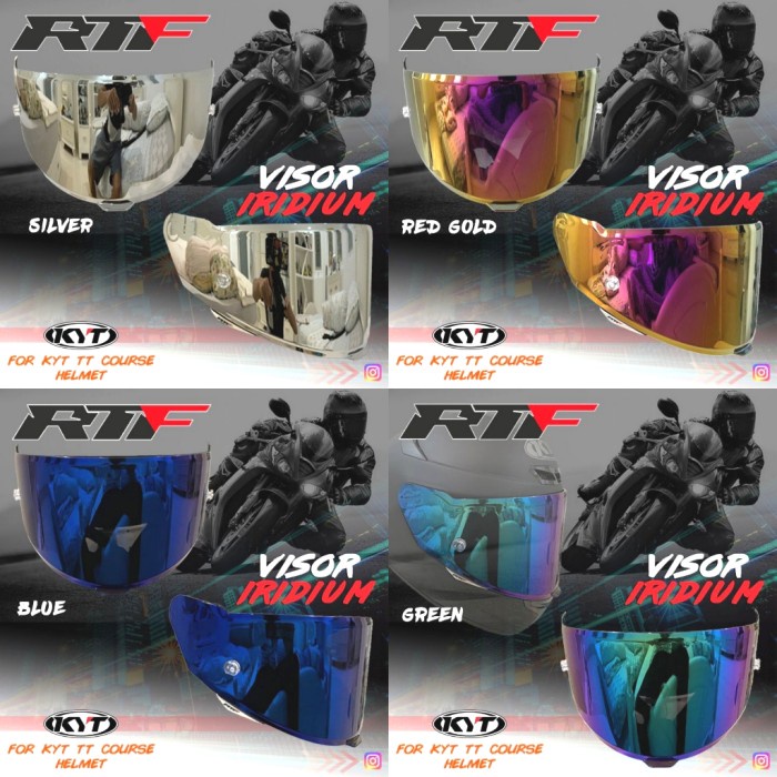 Jual Visor KYT TTC Tt Course Premium Rtf | Shopee Indonesia