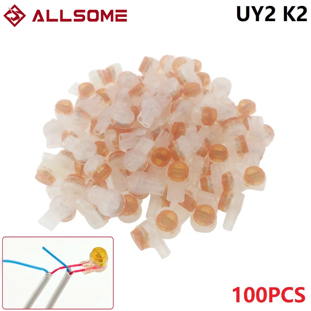 Jual ALLSOME 100Pc Equivalent 3M Scotchlok UY2 K2 K1 Scotchlok ...