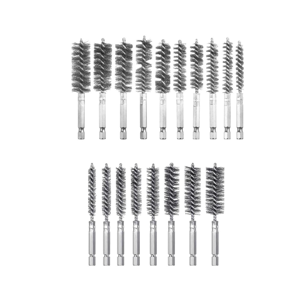 Jual Pipe Cleaning Brush Set Versatile Stainless Steel Pipe Cleaner for ...