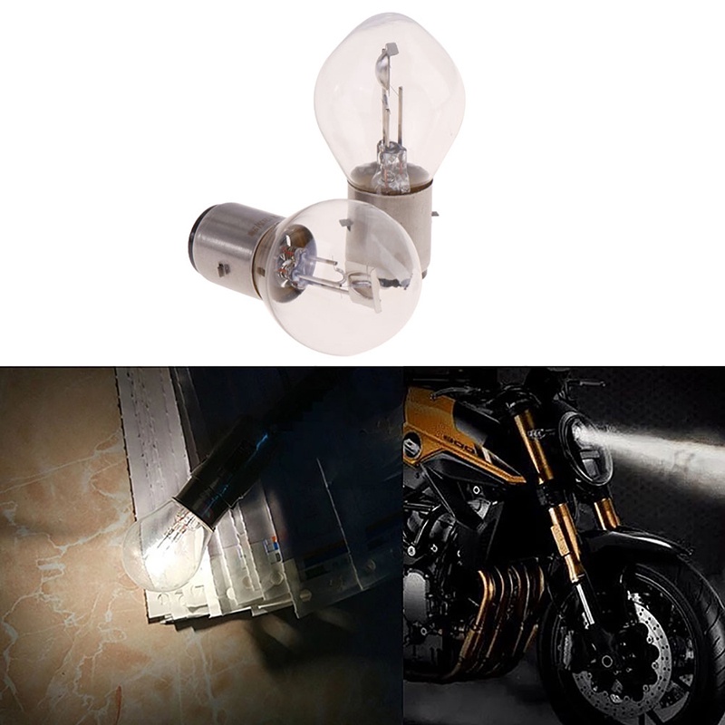 Jual 2PCS Halogen Headlamps Bulbs ATV Moped Scooter Lights 12V 35W B35 ...