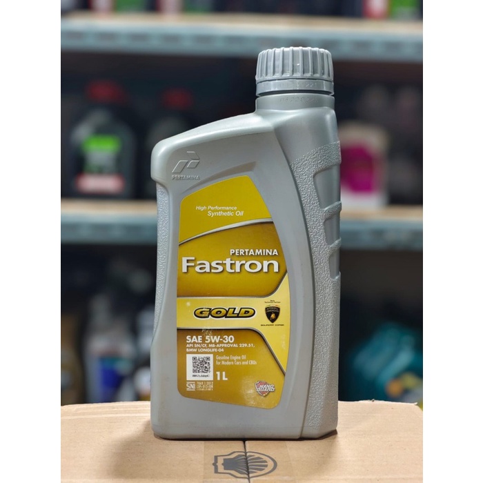 Jual JTTOP" OLI MESIN MOBIL MOTOR FASTRON GOLD 5W-30 (1 LITER) | Shopee ...