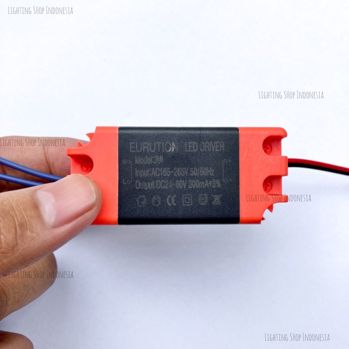 Jual Trafo Driver Led Plastik 3W Hpl Cob Lampu Panel Downlight Power ...