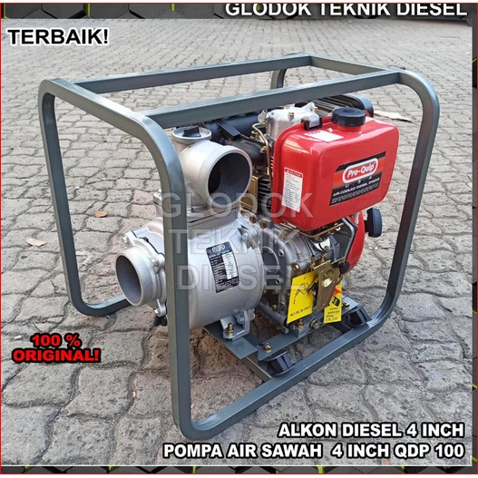 Jual BERKUALITAS QDP-100 ORIGINAL Mesin Pompa Alkon Diesel Solar 4 ...