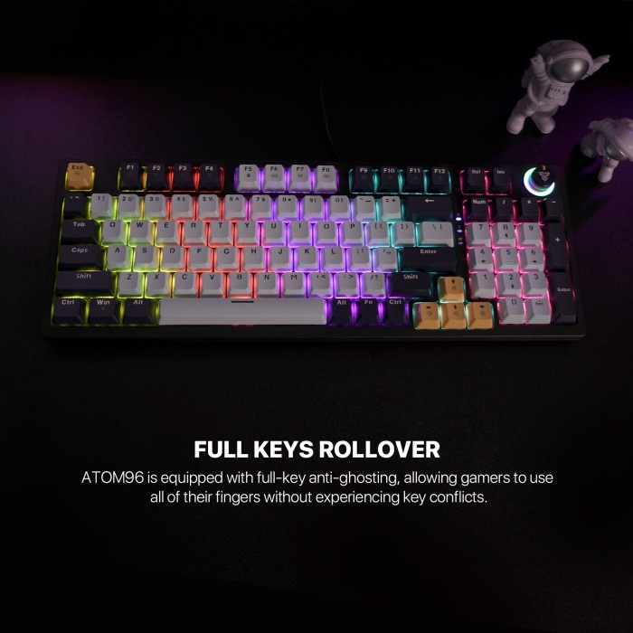 Jual [Good] Fantech Atom96 / Atom 96 V2 Mizu Edition Mechanical Gaming Keyboard | Shopee Indonesia
