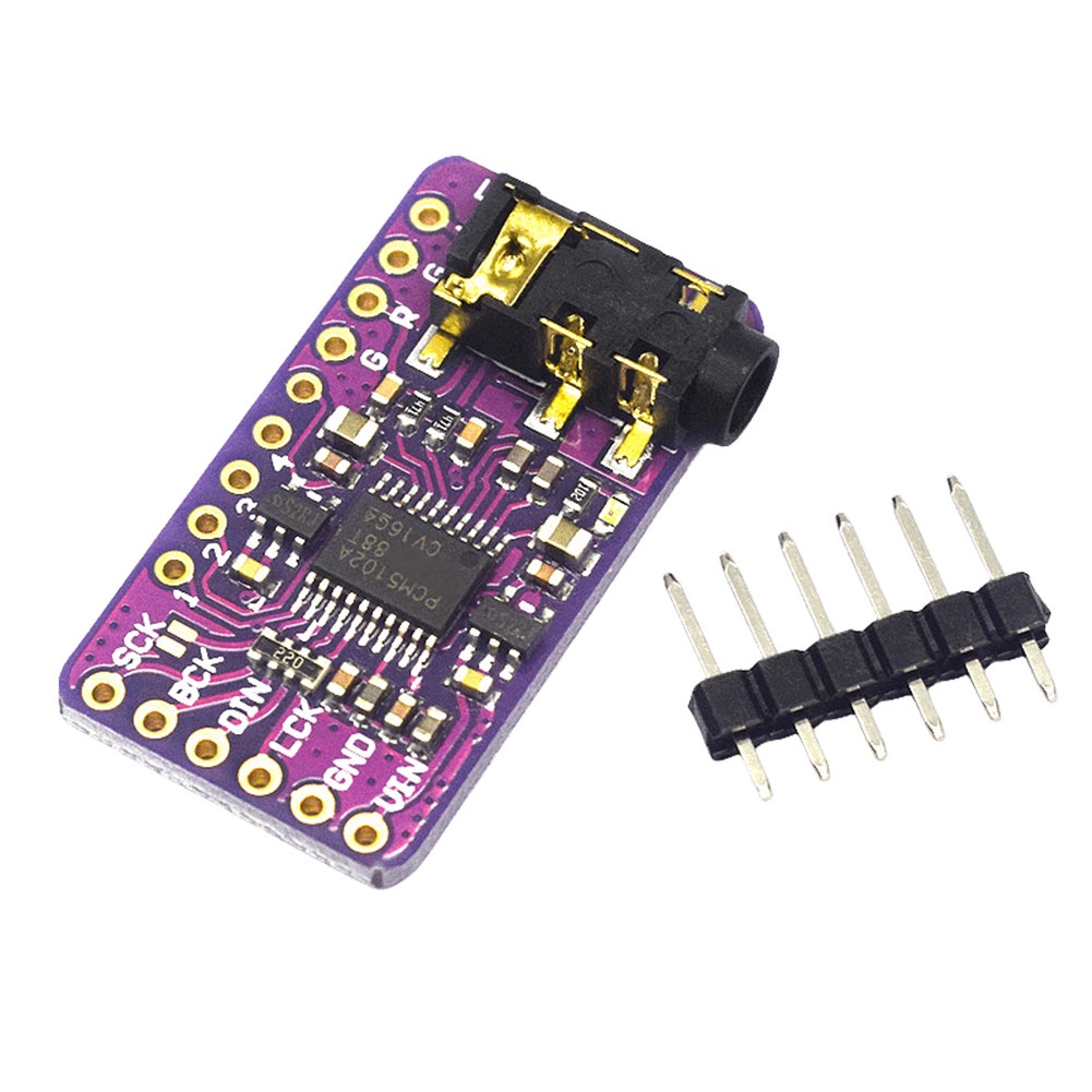 Jual Interface I2S PCM5102A DAC Decoder GY-PCM5102 I2S Player Module ...