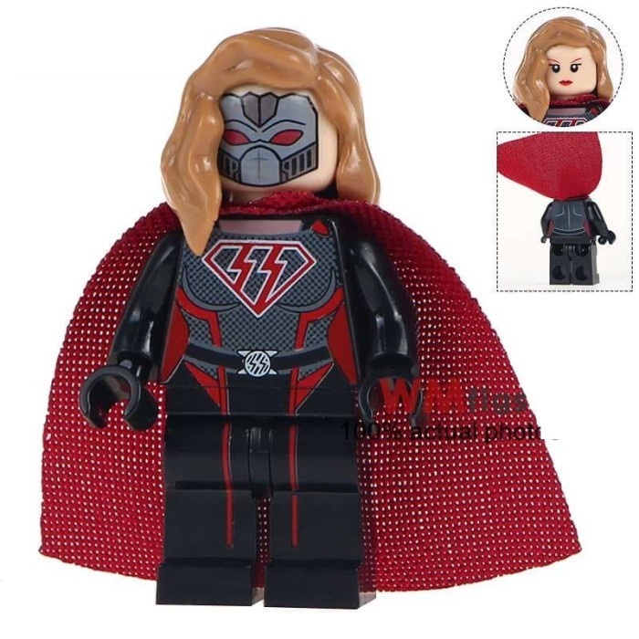 Jual DC Nazi Supergirl Earth-X Kara Zor-E Action Figure Mini Brick ...
