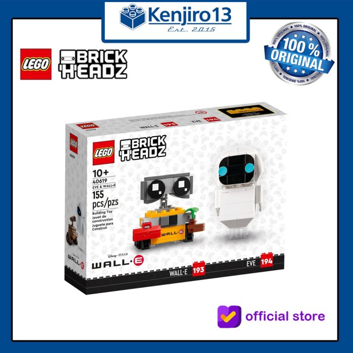 Jual Lego Brickheadz 40619 EVE & WALL-E | Shopee Indonesia