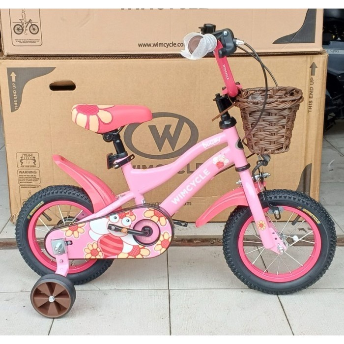 Jual SEPEDA ANAK / KIDS BIKE WIMCYCLE BUGSY BALITA 12 INCH | Shopee ...