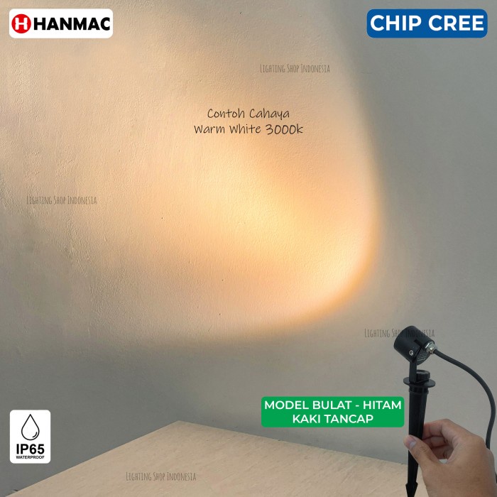 Jual Light Star Id Lampu taman sorot led 5watt kotak bulat spotlight ...