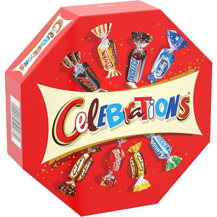 Jual Mars Celebrations Mix Of Milk Chocolate, Biskuit, & Wafer 385 Gram ...