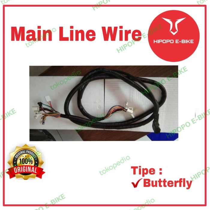 Jual Uwinfly Main Line Wire/Body Cable,Tipe Butterfly Sepeda Listrik ...