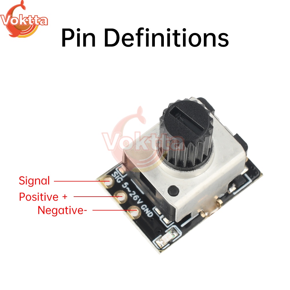 Jual DC 2.6-26V PWM Motor Speed Controller ESC Tester 5V 6V 12V 24V ...