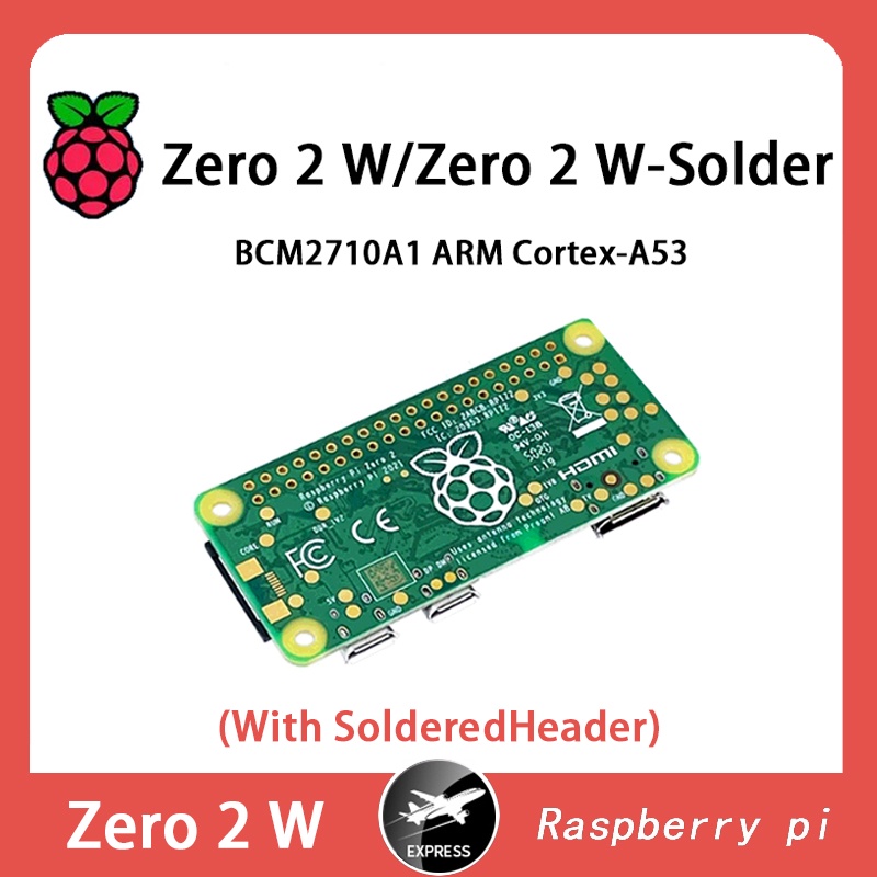 Jual Official Original Raspberry Pi Zero 2 W Zero 2W-Solder With ...