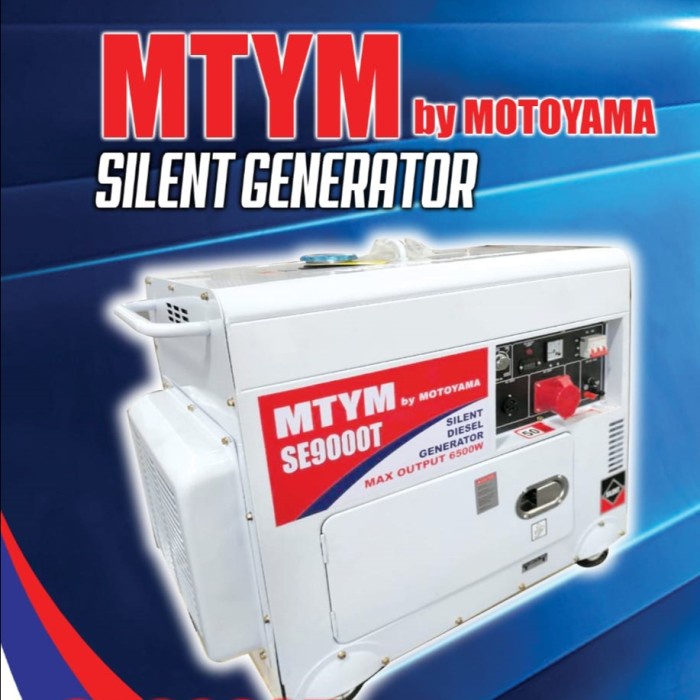 Jual Obral Generator MOTOYAMA SE 9000 Silent Genset 6000 Watt Solar ...