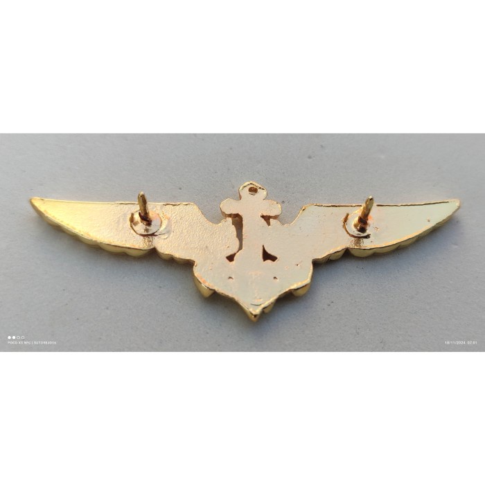 Jual JTTOP" BREVET BRIVET BREFET WINGS PIN PENERBAL PENERBANG TNI AL ...