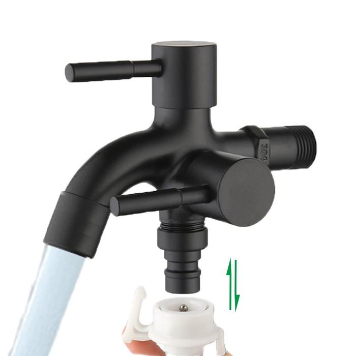 Jual Ready Stock!!! SUS 304 Kran Double Kran Cabang Keran Shower Mandi ...