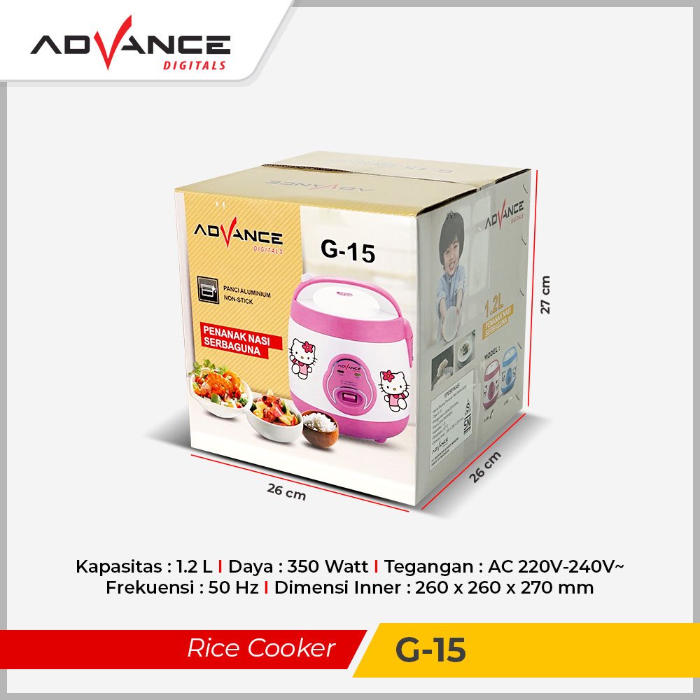 Jual BEST SALE Rice Cooker Mini Advance G15 / Magic Jar / Magic Com ...