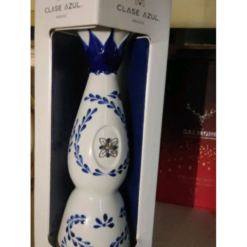 Jual botol bekas minuman keras miras Azul clase 700ml premium rare botol pajangan hiasan antik ...