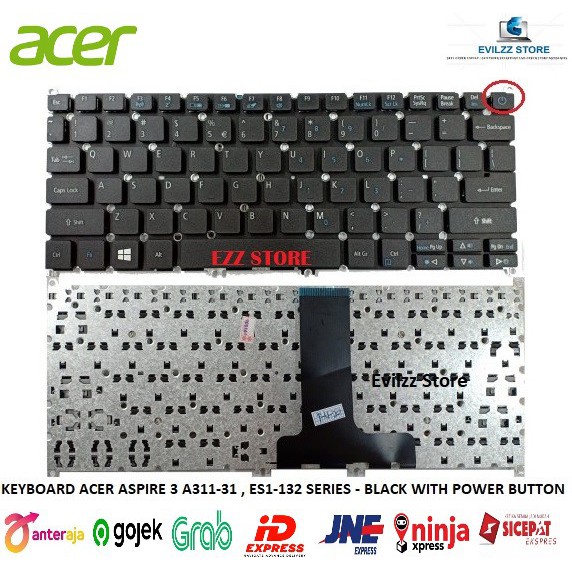 Jual KEYBOARD KIBOT ACER ASPIRE 3 A311-31-c958 A311 ES11 ES1 132 ES1 ...