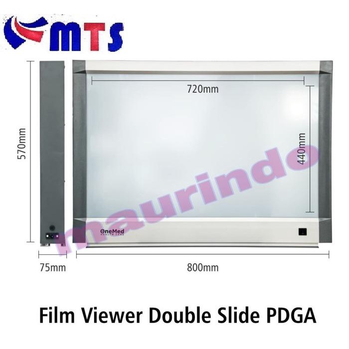 Jual Onemed Film Viewer Xray DOUBLE SIDE Film Iluminator Light Box X ...