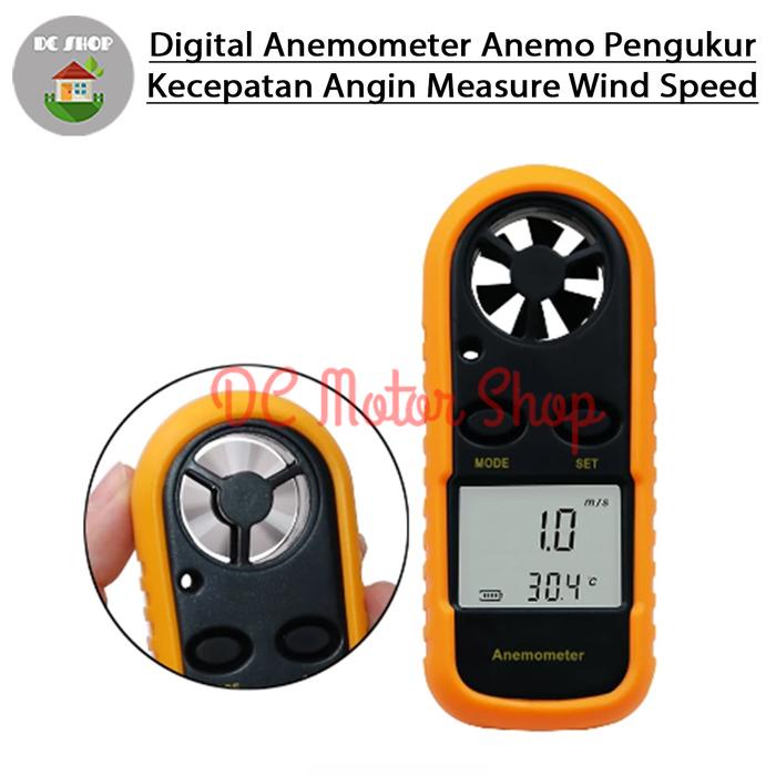 Jual New Digital Anemometer Anemo Pengukur Kecepatan Angin Measure Wind ...