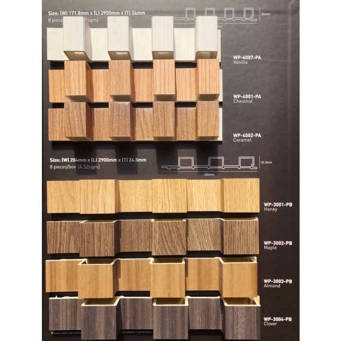 Jual TACO WPC DECO WALL PANEL - SMALL GROOVES 2.9M*24MM | Shopee Indonesia