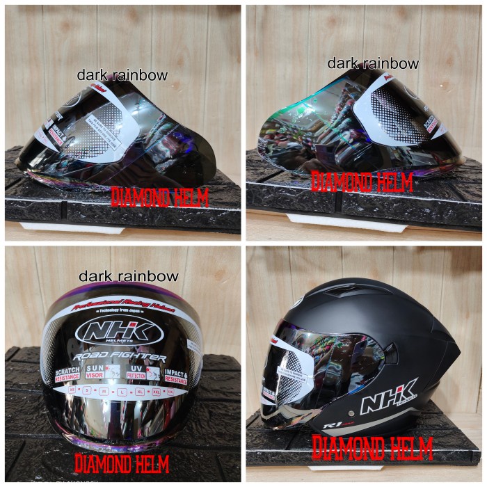 Jual KACA HELM VISOR HELM NHK R1 MAX R1 ELITE ORIGINAL NHK | Shopee ...