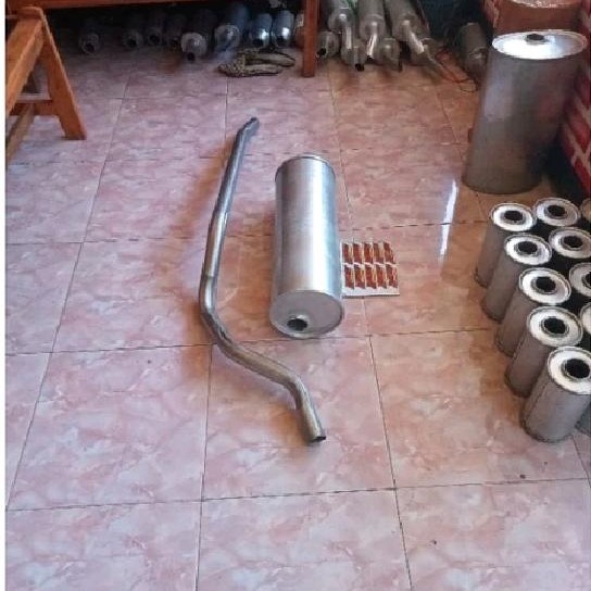 Jual Satu Paket Tabung Standar Knalpot Dan Pipa Pembuangan Mobil Avanza ...