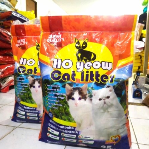 Jual Pet- (GRAB/GOJEK) pasir kucing HO YEOOW CAT LITER 25LT PROMO MURAH ...