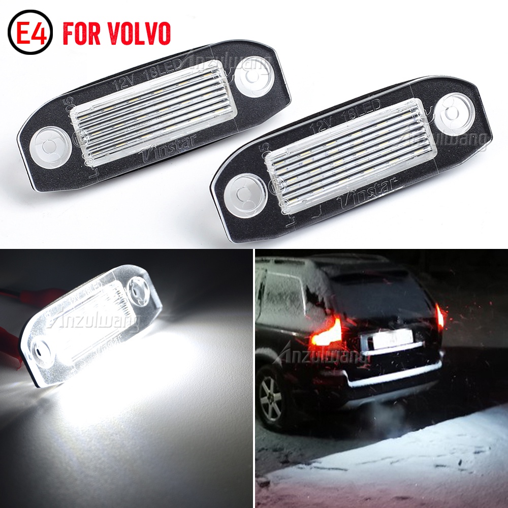 Jual NEW 2pcs Volvo LED License Plate Light Canbus Number Lamp No Error ...